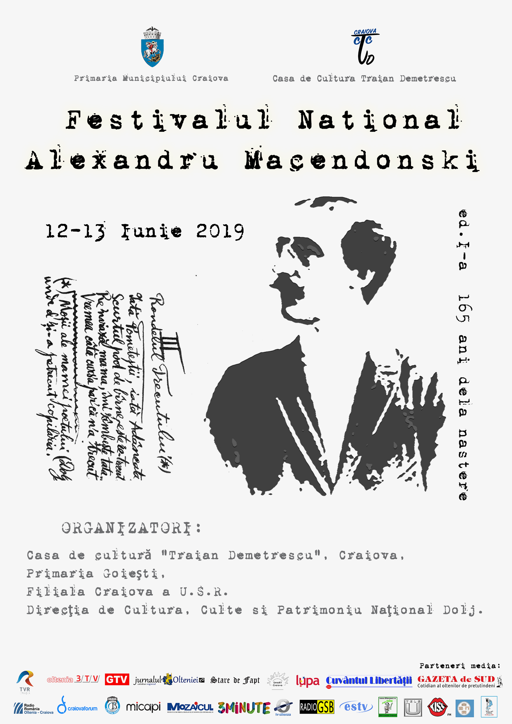 Începe Festivalul Naţional „Alexandru Macedonski” | Cuvântul Libertăţii