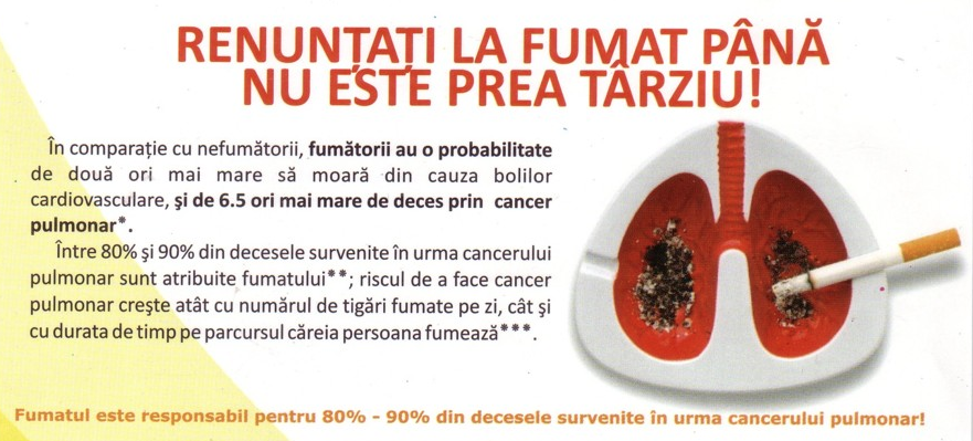 31 Mai – Ziua Mondială fără Tutun | Cuvântul Libertăţii