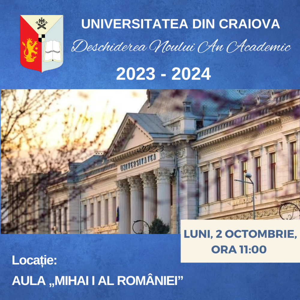 O perioadă de 77 de ani de “Tradiţie, Performanţă, Viziune”, celebrată de Universitatea din ...
