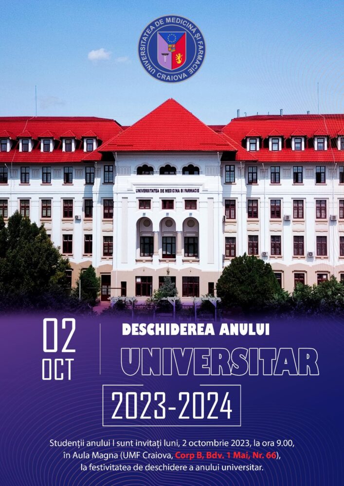 Universitatea de Medicină şi Farmacie din Craiova începe anul ...