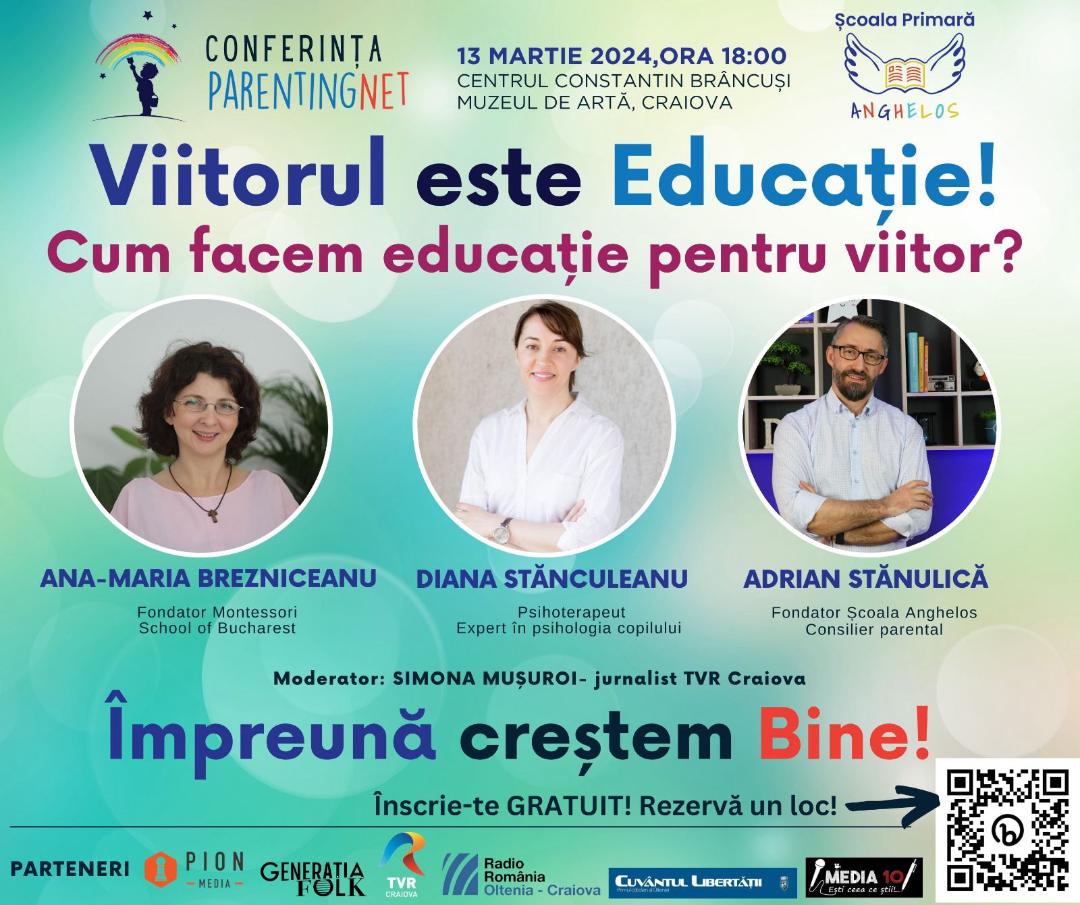 Conferinţă pentru educaţie, organizată de Şcoala Primară ANGHELOS din ...