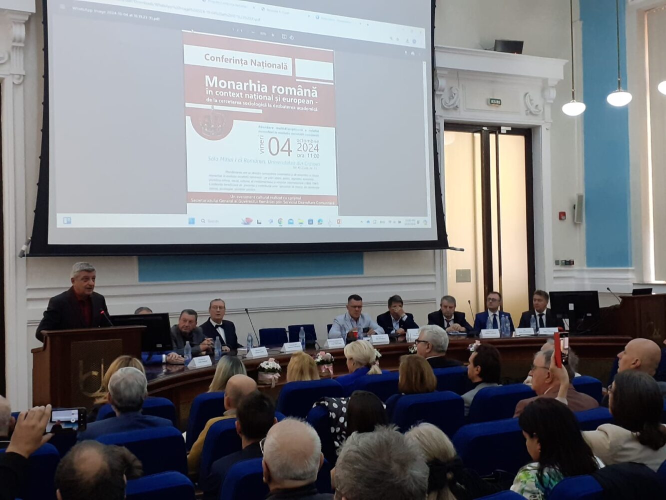 Universitatea din Craiova, recunoaştere adresată Monarhiei române ...