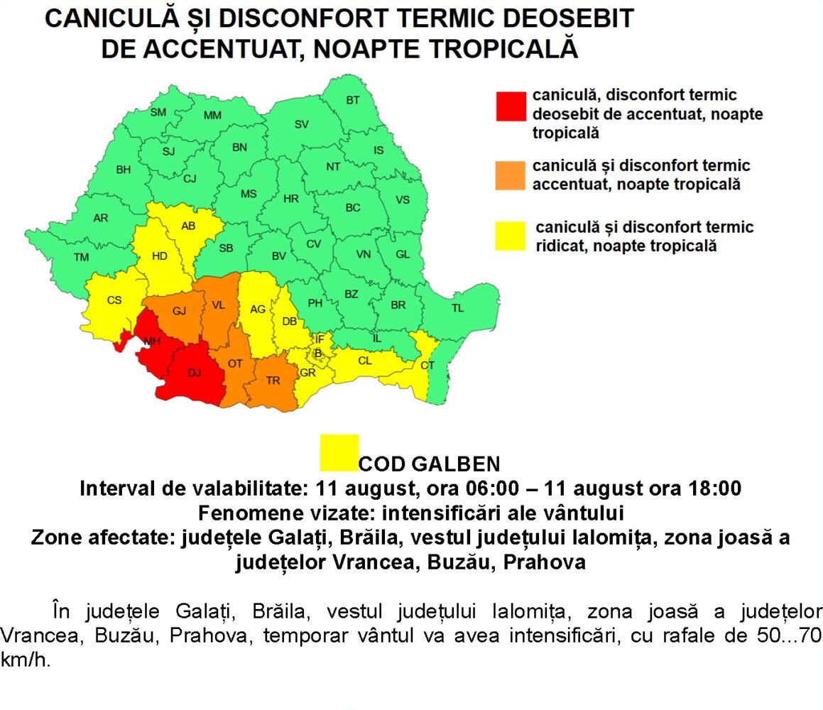 Avertizare meteo COD ROȘU | Cuvântul Libertăţii